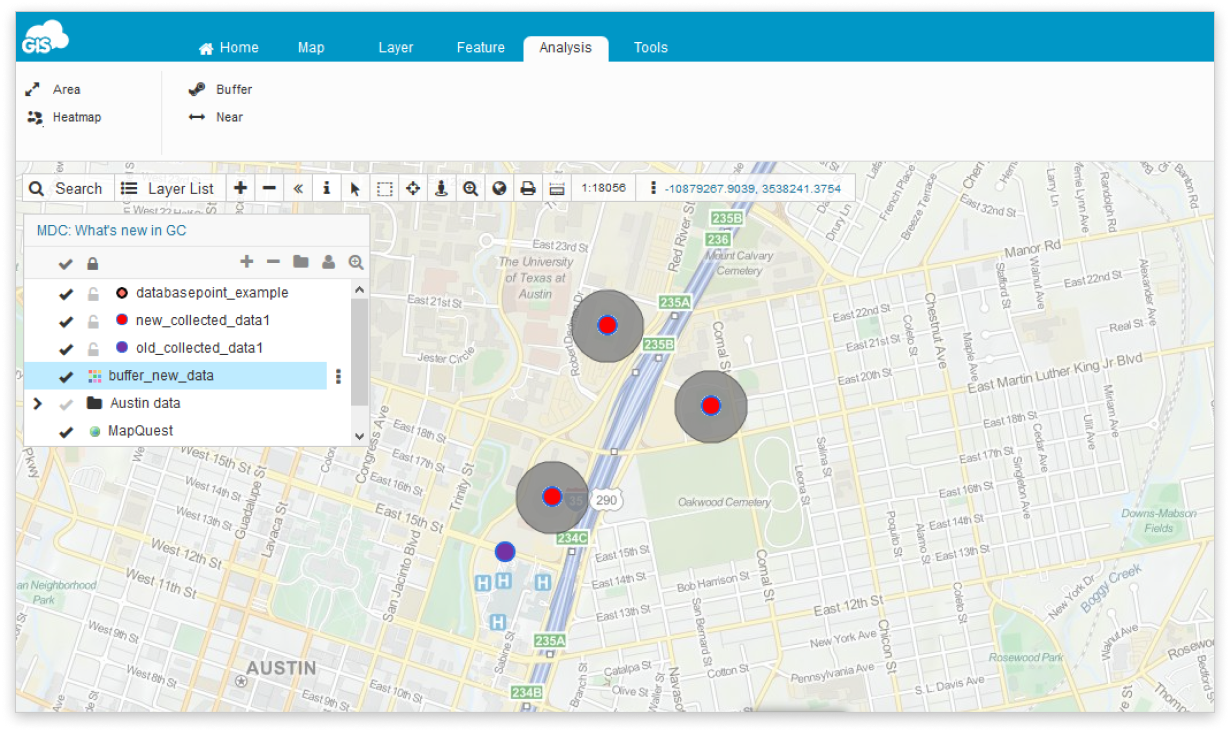 How to create a Buffer? – GIS Cloud Learning Center
