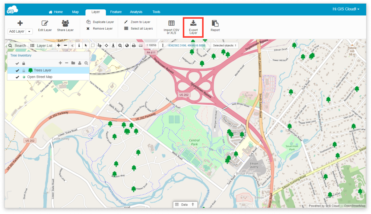Editing Attribute Data In An External Application Gis Cloud Learning Center
