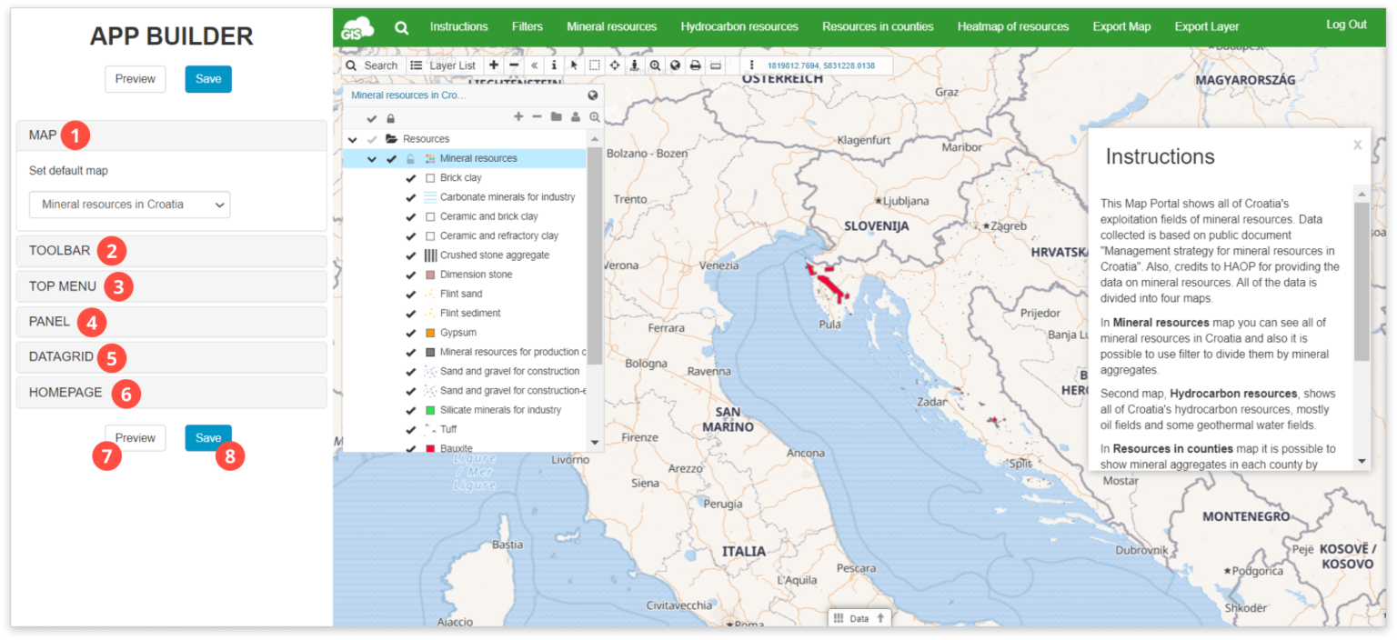 App builder – GIS Cloud Learning Center