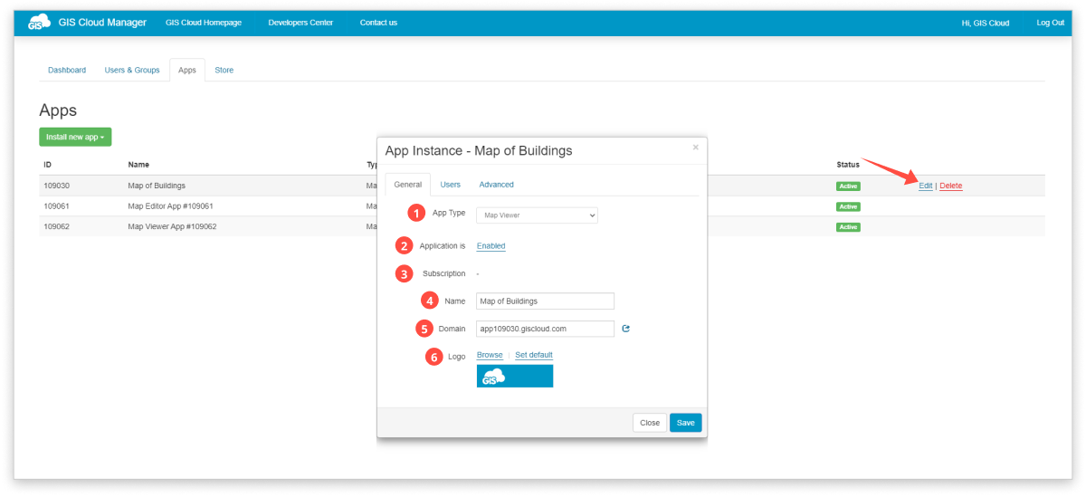 Custom Apps – GIS Cloud Learning Center