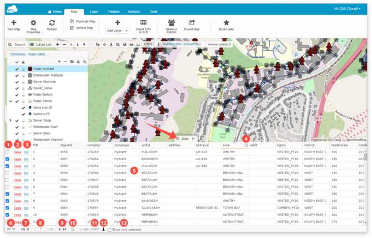 Datagrid Gis Cloud Learning Center