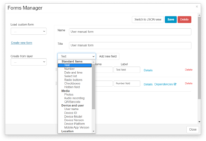 How to create a form for data collection in Map Editor? – GIS Cloud Learning Center
