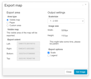 Export Map in Map Viewer – GIS Cloud Learning Center