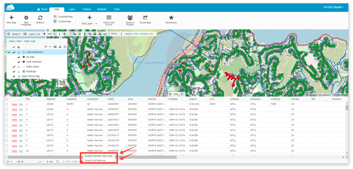 How to export FID? – GIS Cloud Learning Center