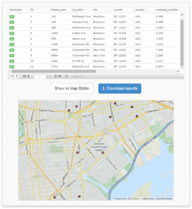 How to upload addresses with Geocoder? – GIS Cloud Learning Center