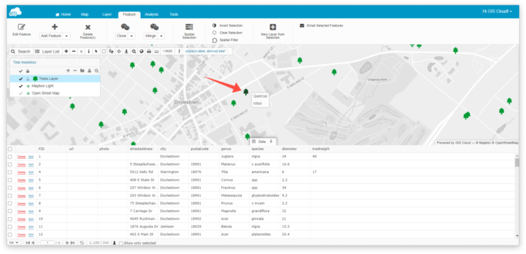 How to add labels to your map? – GIS Cloud Learning Center