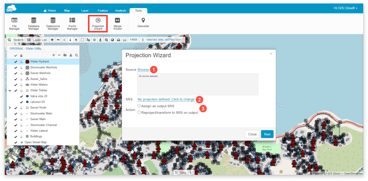 Projection Wizard Gis Cloud Learning Center