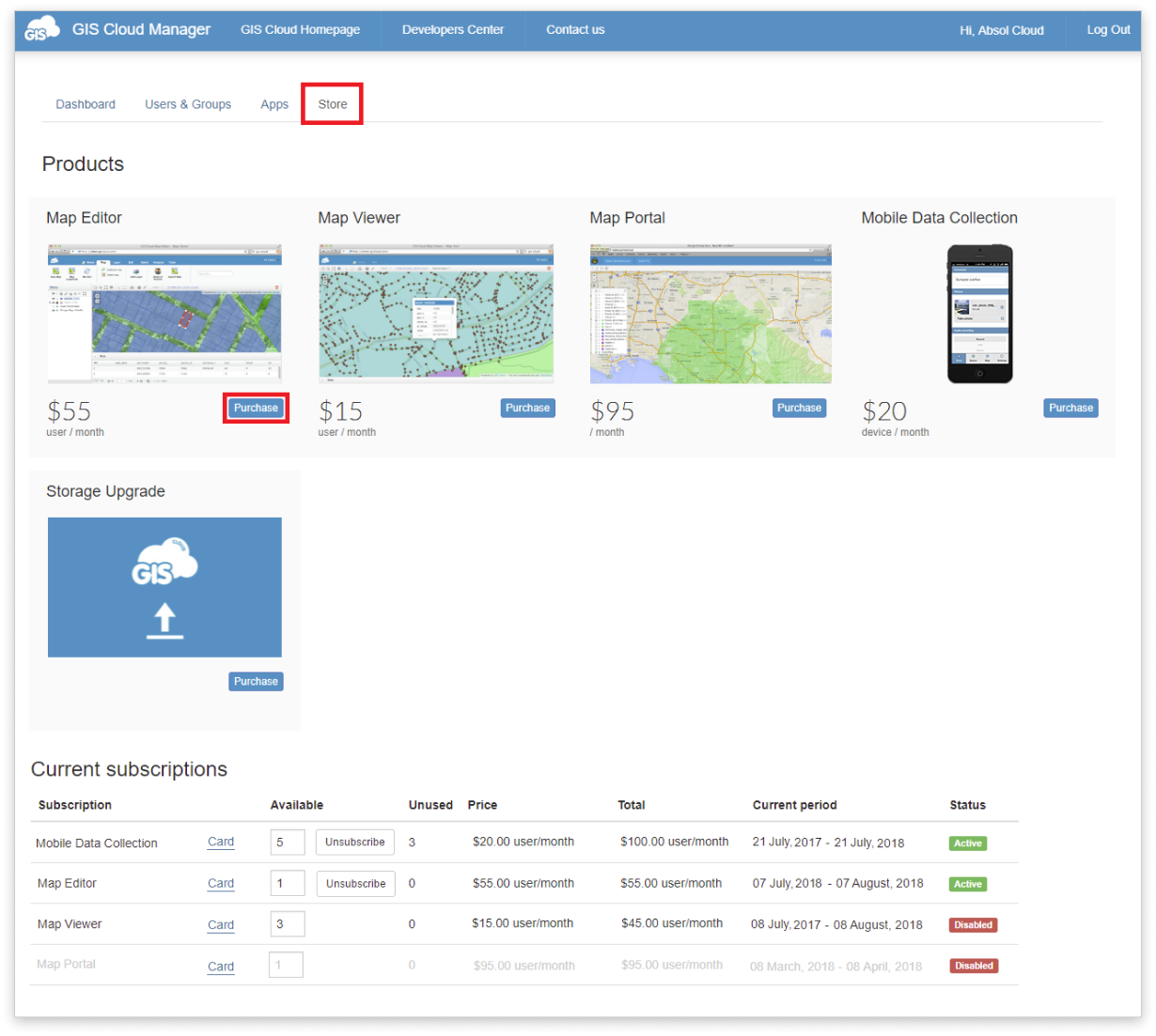 How to buy GIS Cloud license? – GIS Cloud Learning Center