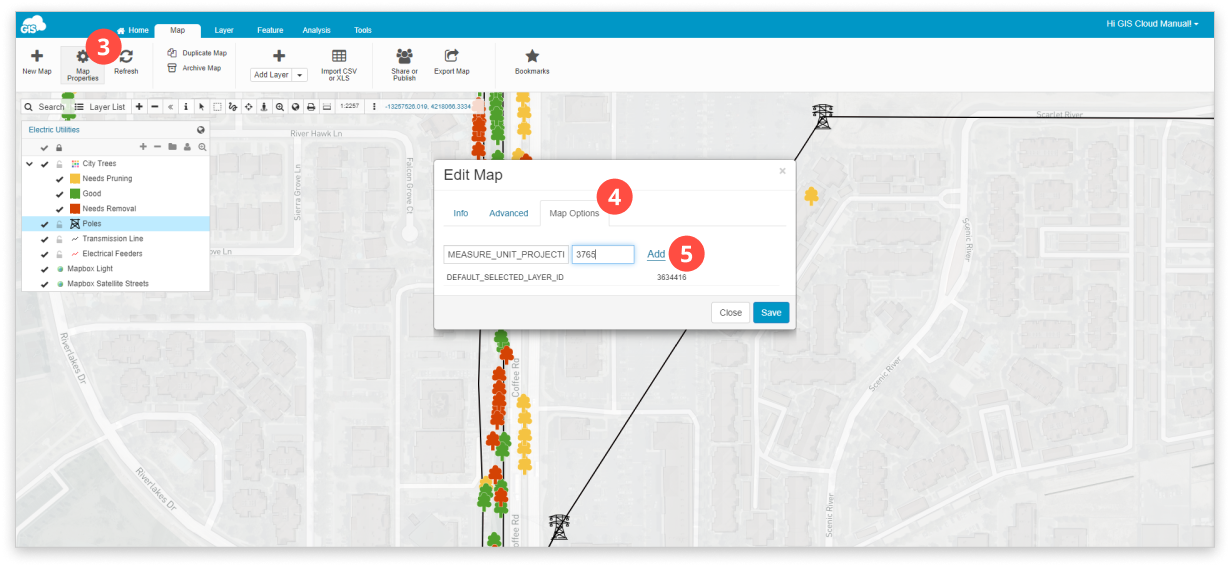 Supported customization options – GIS Cloud Learning Center