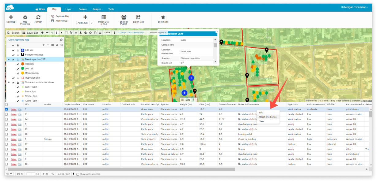 How to attach documents, URLs and folders? – GIS Cloud Learning Center