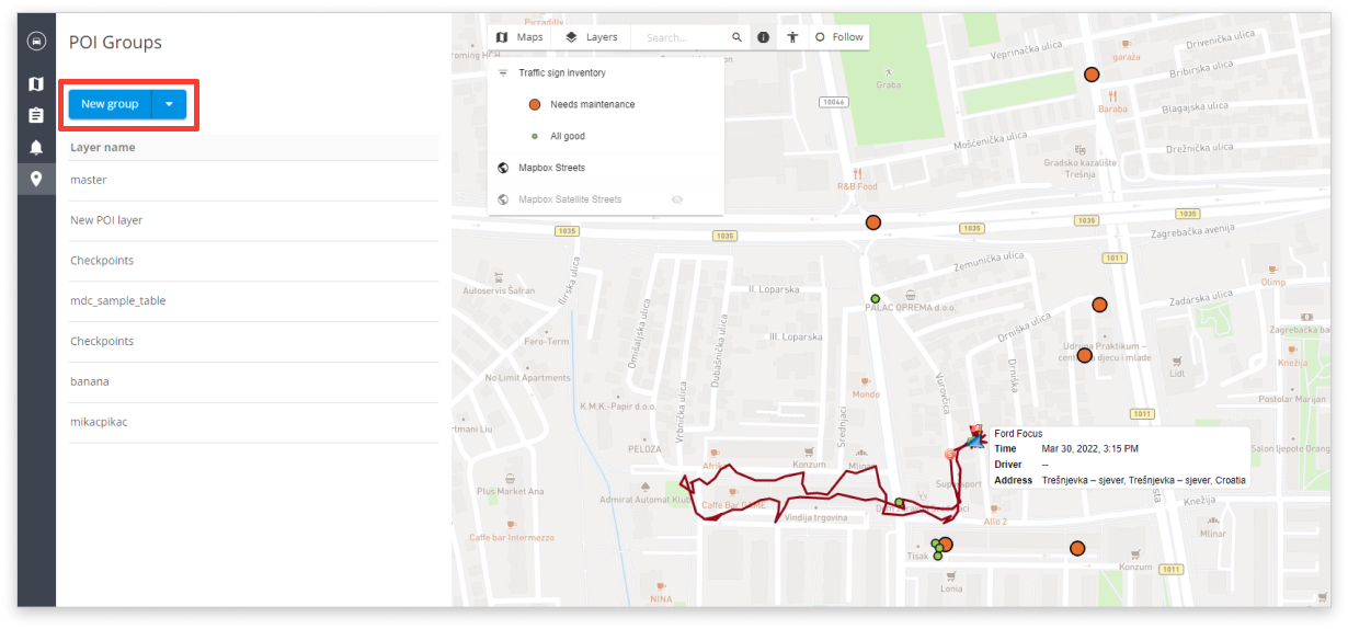 POI – GIS Cloud Learning Center