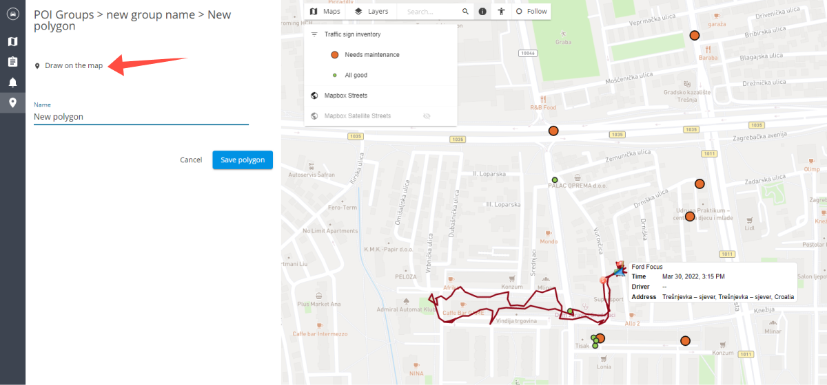 POI – GIS Cloud Learning Center