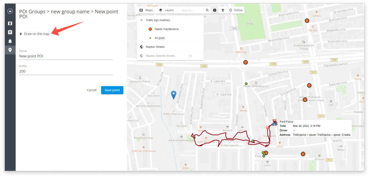 POI – GIS Cloud Learning Center