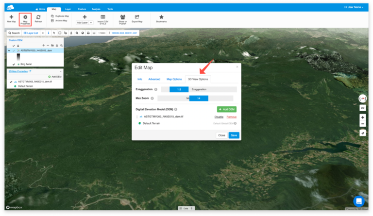 How to add custom Digital Elevation Models (DEM)? – GIS Cloud Learning ...