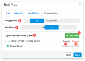 How to add custom Digital Elevation Models (DEM)? – GIS Cloud Learning ...
