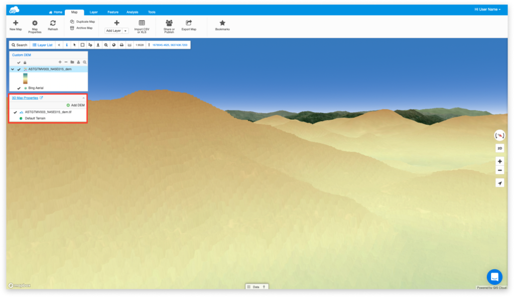 How to add custom Digital Elevation Models (DEM)? – GIS Cloud Learning ...
