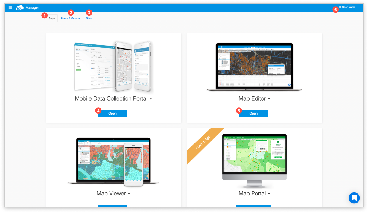 Dashboard & Apps – GIS Cloud Learning Center