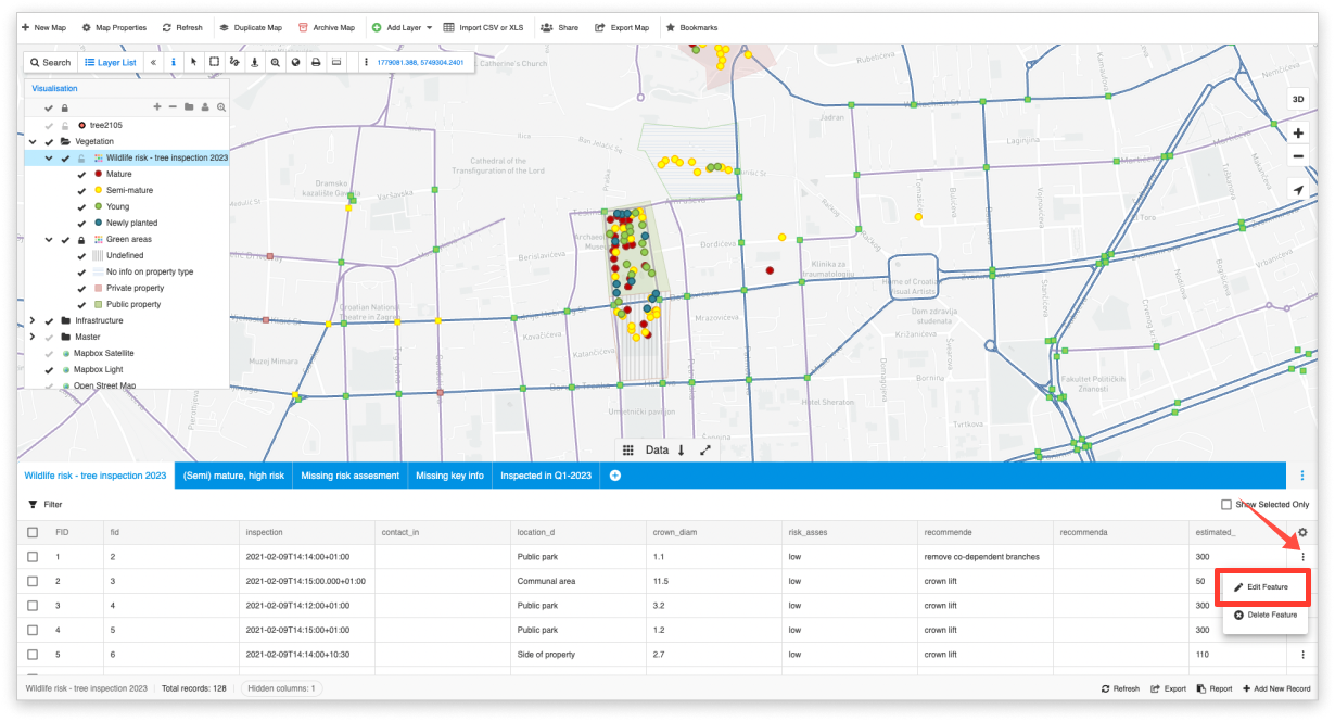 How To Edit Attribute Data Gis Cloud Learning Center