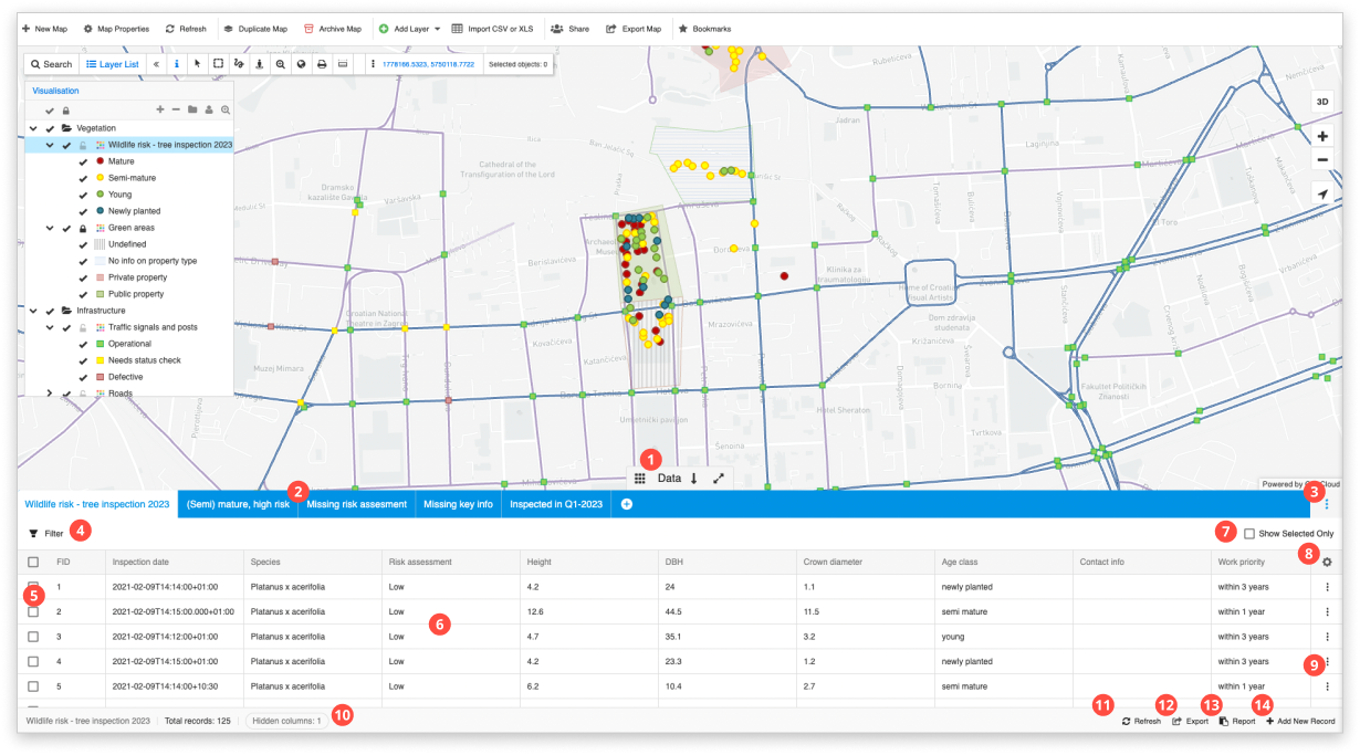 Datagrid – GIS Cloud Learning Center