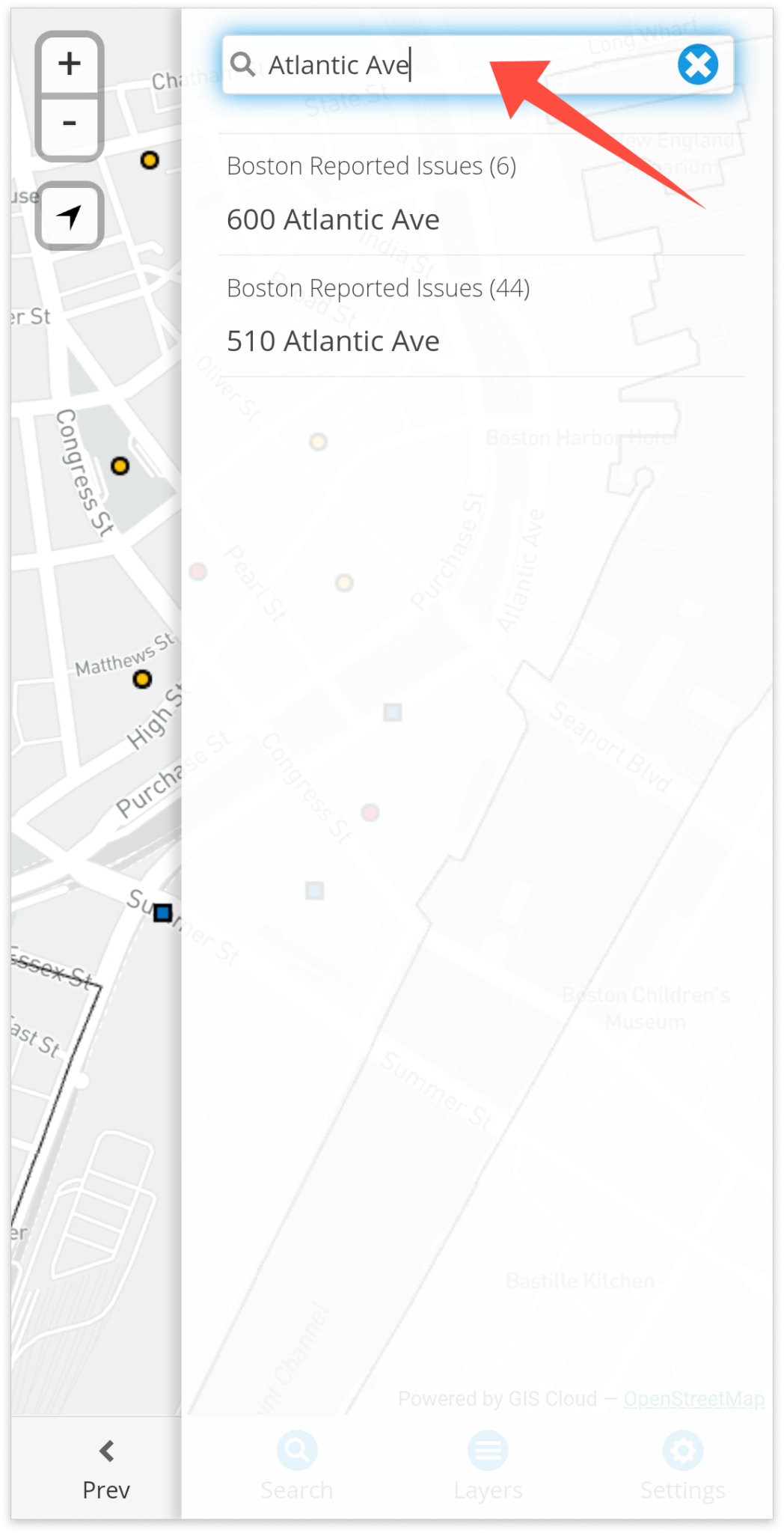 How to search for data in the Mobile Data Collection app? – GIS Cloud ...