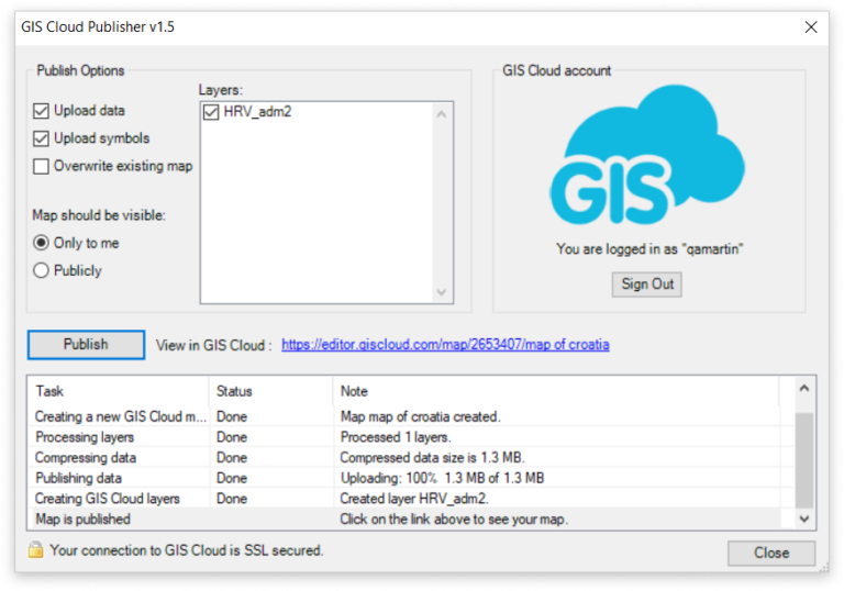 How to publish your maps from ArcMap to GIS Cloud? – GIS Cloud Learning Center