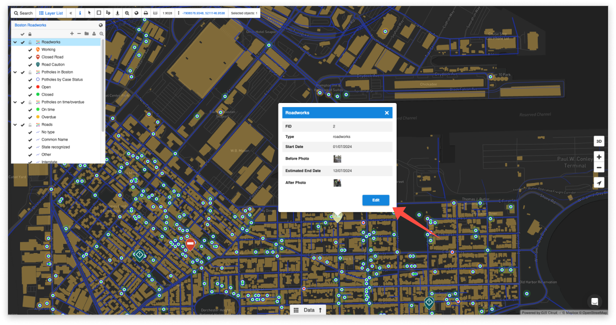 How to edit attribute data? – GIS Cloud Learning Center